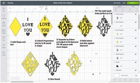 Edit Shapes In Cricut Design Space Cut Out Text Make Words Into Shapes Artofit