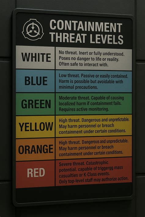 Scp Foundation Containment Scp Foundation Levels Scp Foundation