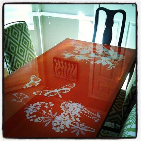 Painting Glass Table Ideas At Carole Gonzalez Blog