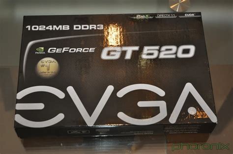 [Phoronix] NVIDIA GeForce GT 520 Image (Nvidia Gt520 Pkg)
