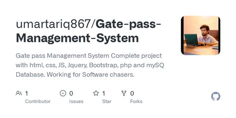 Github Umartariq867gate Pass Management System Gate Pass Management