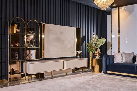 Jvmoebel Wohnzimmer Set Wohnzimmer Luxus Tv Schrank Rtv Möbel Schränke