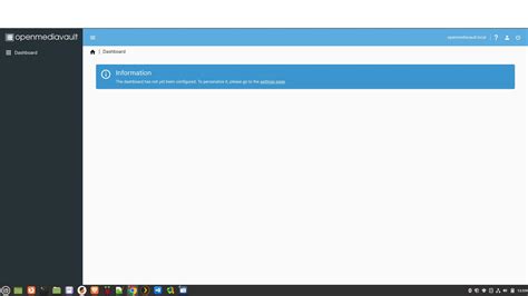 No Left Hand Navigation Menu Help Please Ropenmediavault