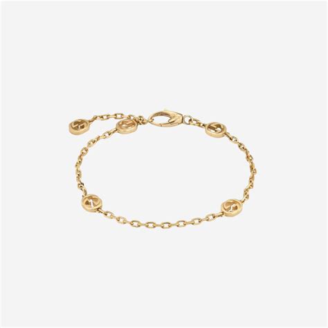 구찌 인터로킹 G 브레이슬릿 18k 옐로우 골드 Gucci Kream