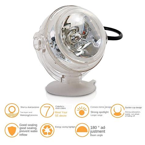 DC 5V USB Aquarium LED Lighting Fish Tank Lights W Grandado