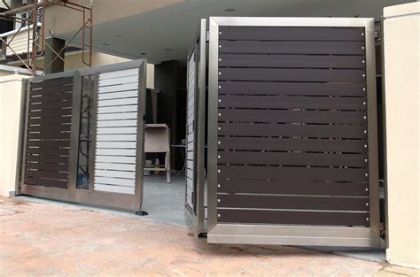 Desain Pintu Pagar Rumah Terkini Pagar Rumah Gerbang Pagar Bahan Besi Stall 5x5x1 4 Dan 5x2