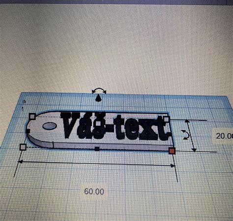 Keychain With Your Text By 3dtisk22 Download Free Stl Model