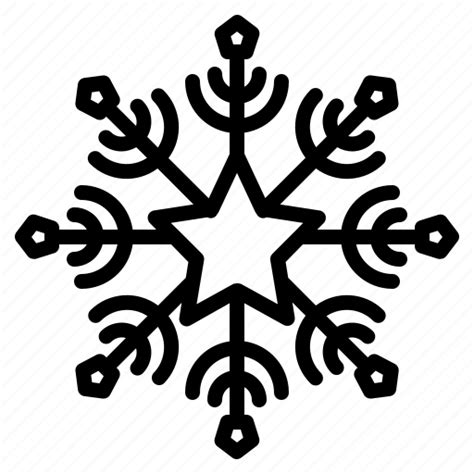 Snowflakes Snowy Snow Nature Snowing Winter Icon Download On