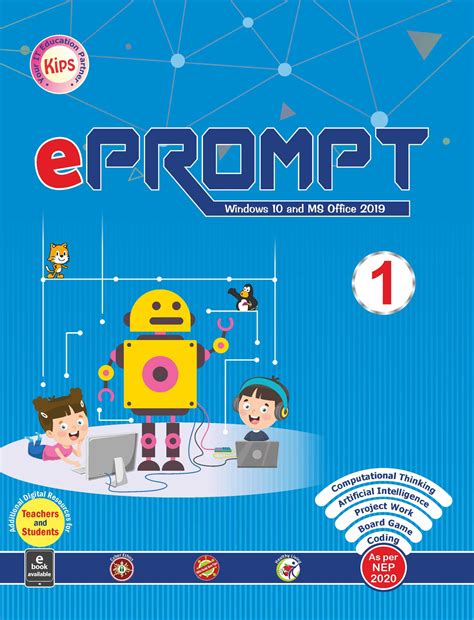 Kips Learning EPrompt Windows 10 And MS Office 2019 Textbook For Class