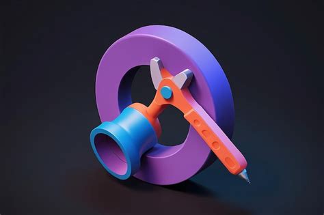 3d Rendering Of Interface Tool Icon Premium Ai Generated Image