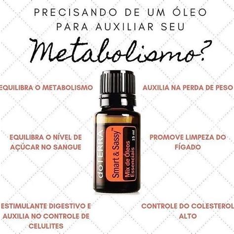Slim And Sassy Óleo Essencial Doterra Smart And Sassy Emagreça Mercado Livre