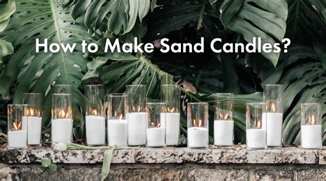 How To Make Sand Candles Easy Diy Sand Candle Tutorial