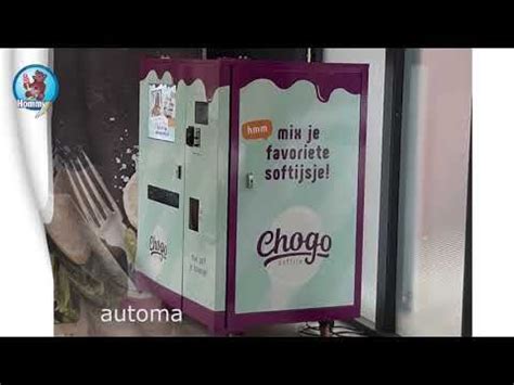 Hommy Vending Ice Cream Machine HM S Show In Netherland Shopping Center Ice Cream Machine