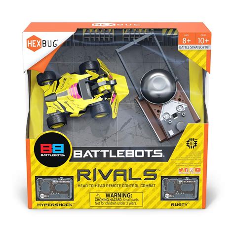 Hexbug Battlebots Rival V6 Rusty And Hypershock Shenaniganstoys