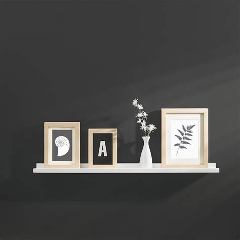 Dolle 35 In D X 315 In L White Mdf Rectangular Floating Shelf In The