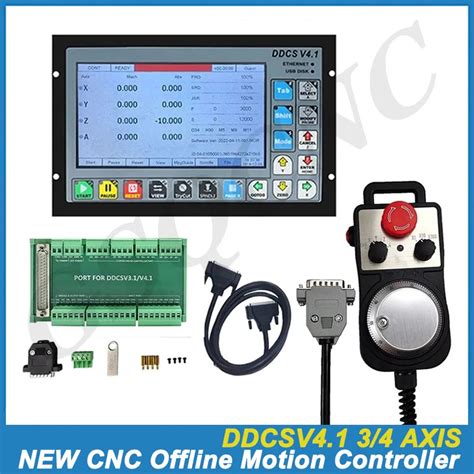 New Upgrade Ddcsv4 1 3 4 Axis G Code Cnc Offline Stand Alone Controller