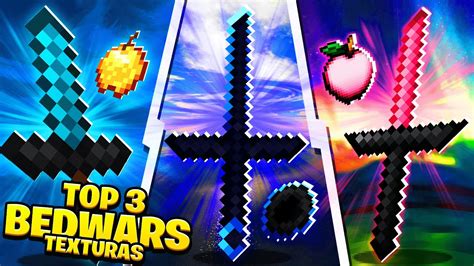 MELHORES TEXTURAS PARA BEDWARS TOP 3 PVP FPS YouTube
