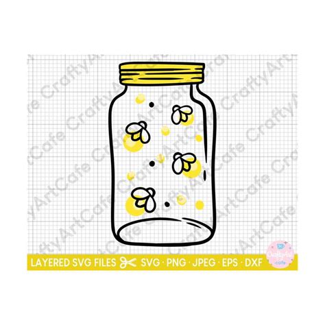 Fireflies Svg Firefly Svg Png Eps Dxf Cut File For Cricut Inspire Uplift