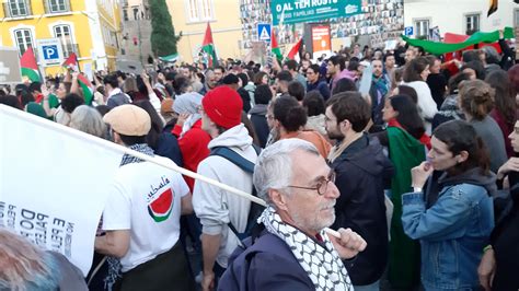 Thousands March For Palestine In Lisbon Mppm