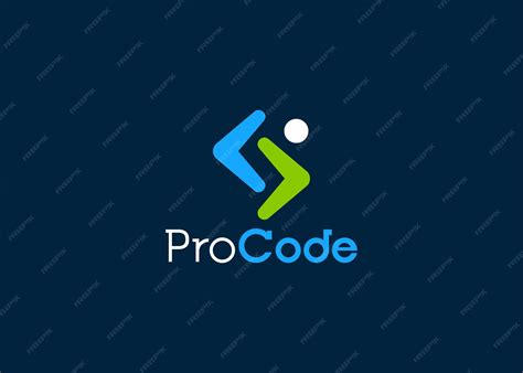 Premium Vector Minimalist Coding Logo Design Template Modern Style