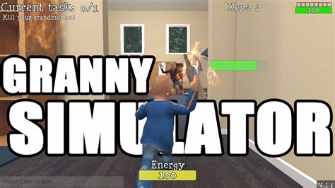 おばあちゃんが孫と戯れるほのぼのゲーム Granny Simulator Youtube