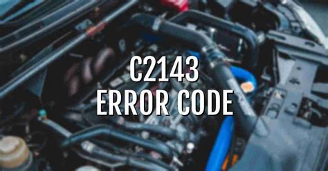 Solved C2143 Code Quick Fix For Transmitter Id 3 Error