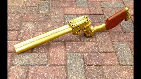 MOD Gold Nerf Double Barreled Shotgun Overview YouTube