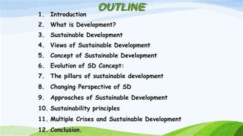 Sustainable Development Pdf Environment Science