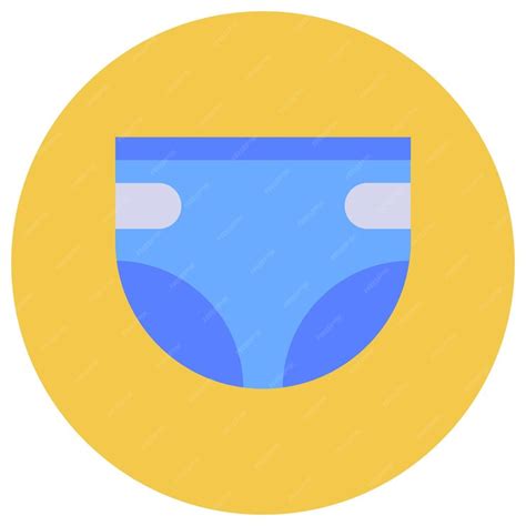 Premium Vector Diaper Flat Illustration