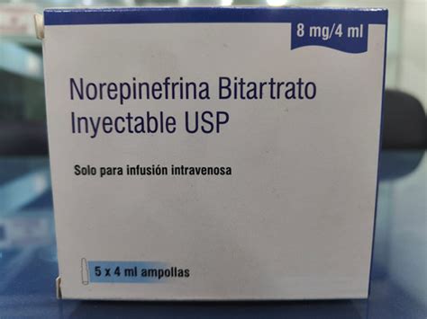 Noradrenaline Norepinephrine Injection Farbe Firma Pvt Ltd