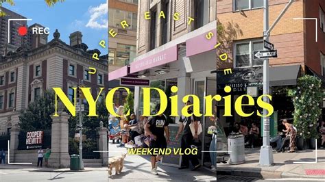 Eng Sub Nyc Diaries🗽뉴욕 브이로그뉴욕 어퍼 이스트 사이드 카페 And 쇼핑 스팟 And 마트 추천 Exploring The Upper East Side