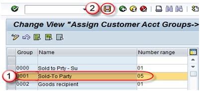 SAP SD Create Number Range Assign To Account Group XDN SAP DOPE