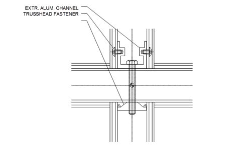 Truss Head Fastener Detail In Autocad Drawing Dwg File Cad File