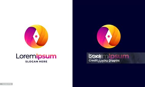 Simple Modern Compass Designs Vector Navigation Map Template Stock Illustration Download Image