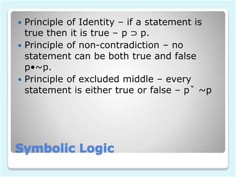 Ppt Chapter 8 Symbolic Logic Powerpoint Presentation Free Download