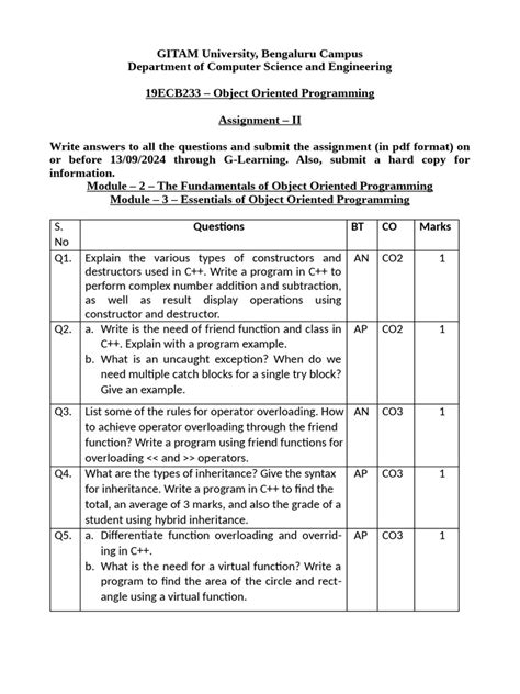 Assignment 2 Oop New Pdf