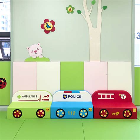 교통안전 활동세트 경찰차 구급차 소방차 소대쇼파 소방안전용품 킥키아이