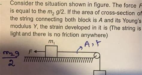 Answered Consider The Situation Shown In Figure The Force F Is Equal