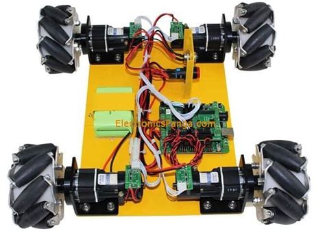 4 Wheels Drives 100mm Mecanum Wheel Learning Arduino Kit Star International