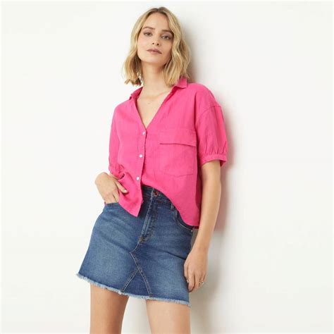 Blusa Manga Corta Basement Mujer Basement