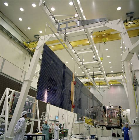 Esa Artemis Solar Array Deployment Test In Estecs Facilities