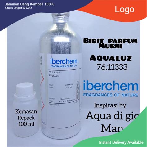 Jual PARFUM BIBIT PARFUM MURNI ML BY IBERCHEM INSPIRASI AQUA DI GIO MAN PARFUM MURAH