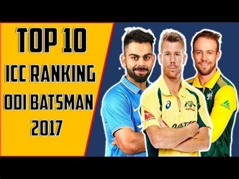 Top Cricket Batsmen Ranking Odi Latest Ranking Th August Youtube