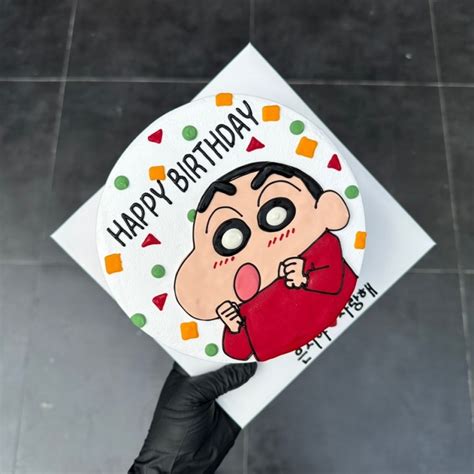 짱구케이크 캐릭터케이크 커스텀케이크 레터링케이크 생일케이크 네이버 블로그