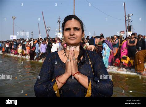 Allahabad Uttar Pradesh India 15th Jan 2018 Allahabad Hindu