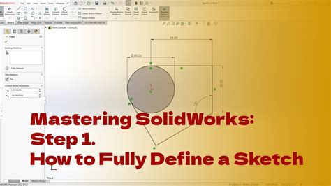 Mastering SolidWorks: How to Fully Define a Sketch | CAD Wizardry - YouTube