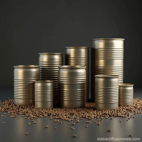 Different Types Of Tinplate Cans With Different Packages And Different