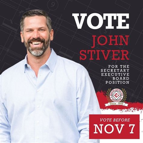 Our Very Own John Stiver Is Running For The 2024 Houston Contractors Association Board Of