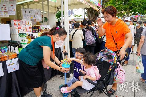 【圖輯】沙田美食市集開鑼 陳茂波指攤位近70個 有市民嘆天氣炎熱 1732 20230506 港聞 即時新聞 明報新聞網