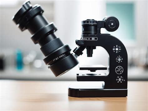 Premium Ai Image Medical Analysis Under Microscope Solid Icon